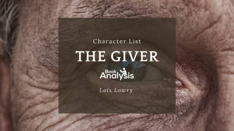 The Giver Character List - Book Analysis